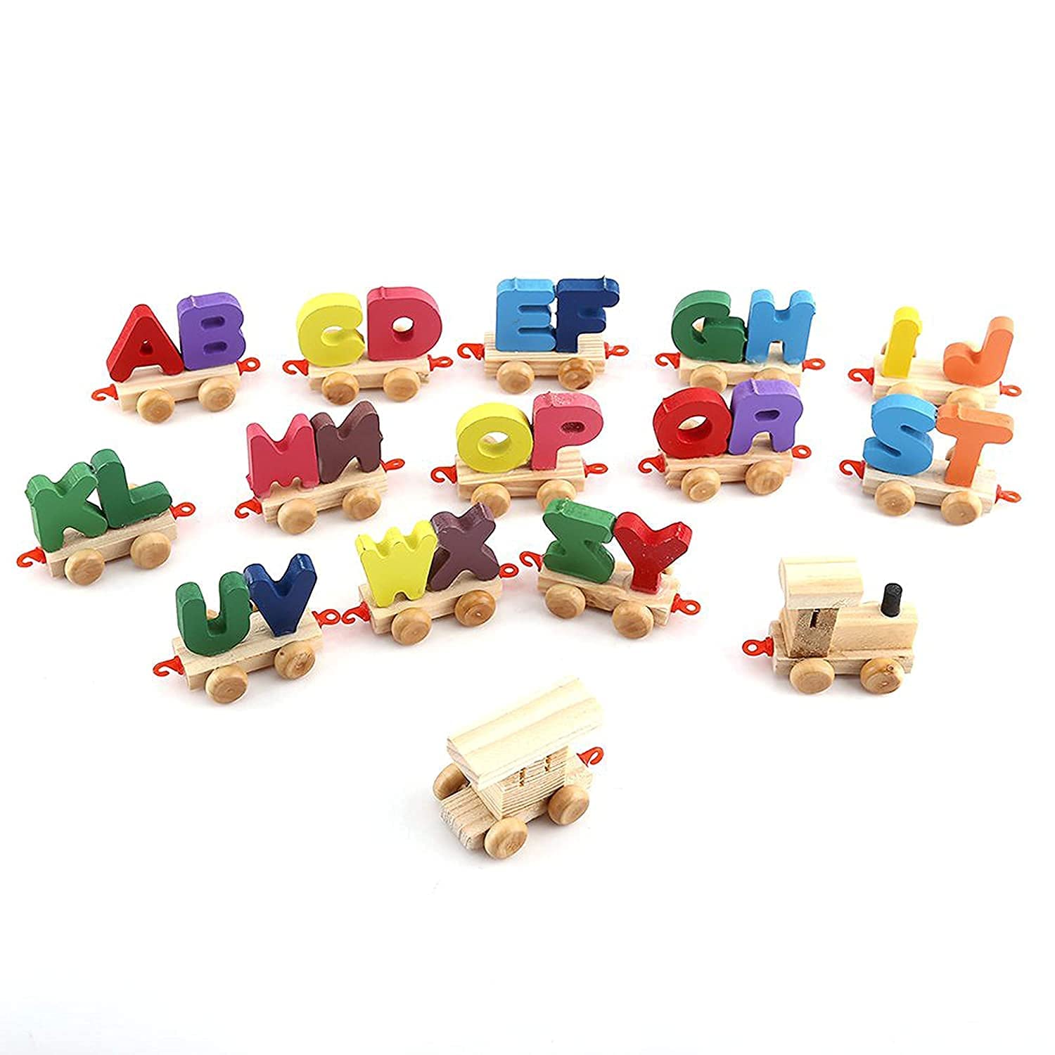Wooden Alphabet Train A to Z Blocks | Chunnu Munnu – Chunnu Munnu ...